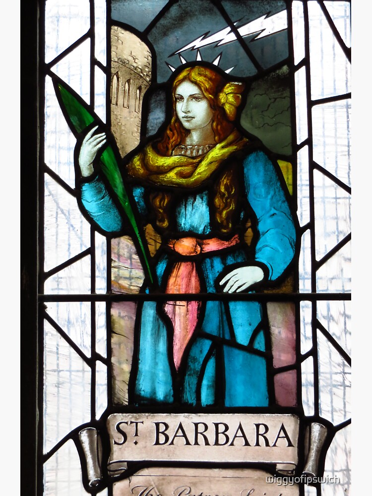 "Saint Barbara" Sticker for Sale by wiggyofipswich | Redbubble