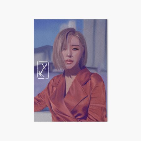 "Wheein "Wind Flower" Fanart" Art Board Print by mooartkys91 | Redbubble