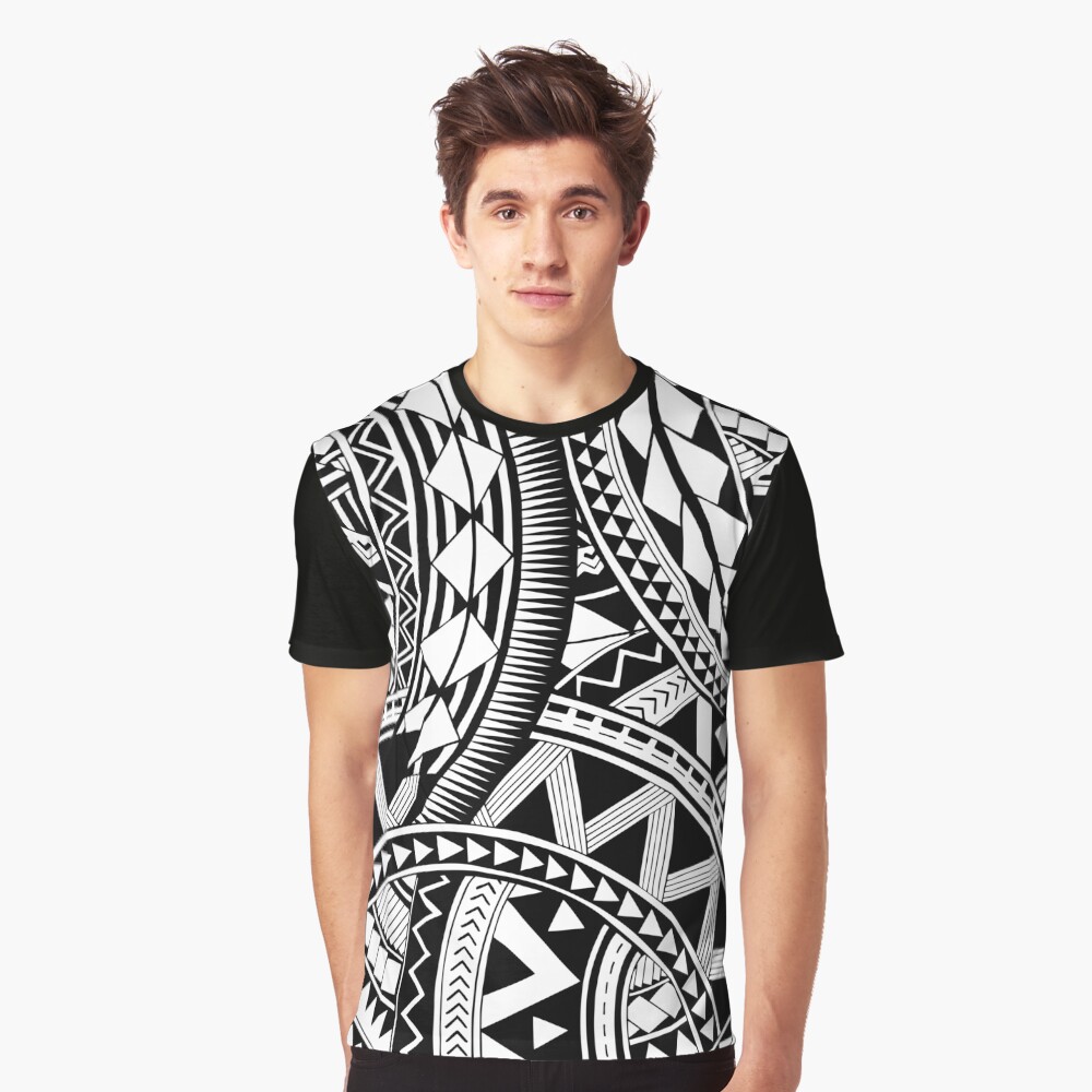 "Polynesian samoan tattoo black design" A-Line Dress for Sale by Ayelet ...