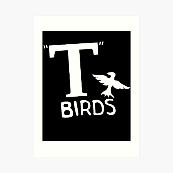 "T Birds Logo White" Art Print for Sale by tasder | Redbubble