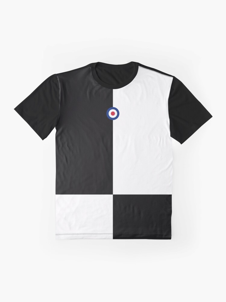 "Mod Four Square Black & White with Mod Logo" Graphic T-Shirt for Sale ...