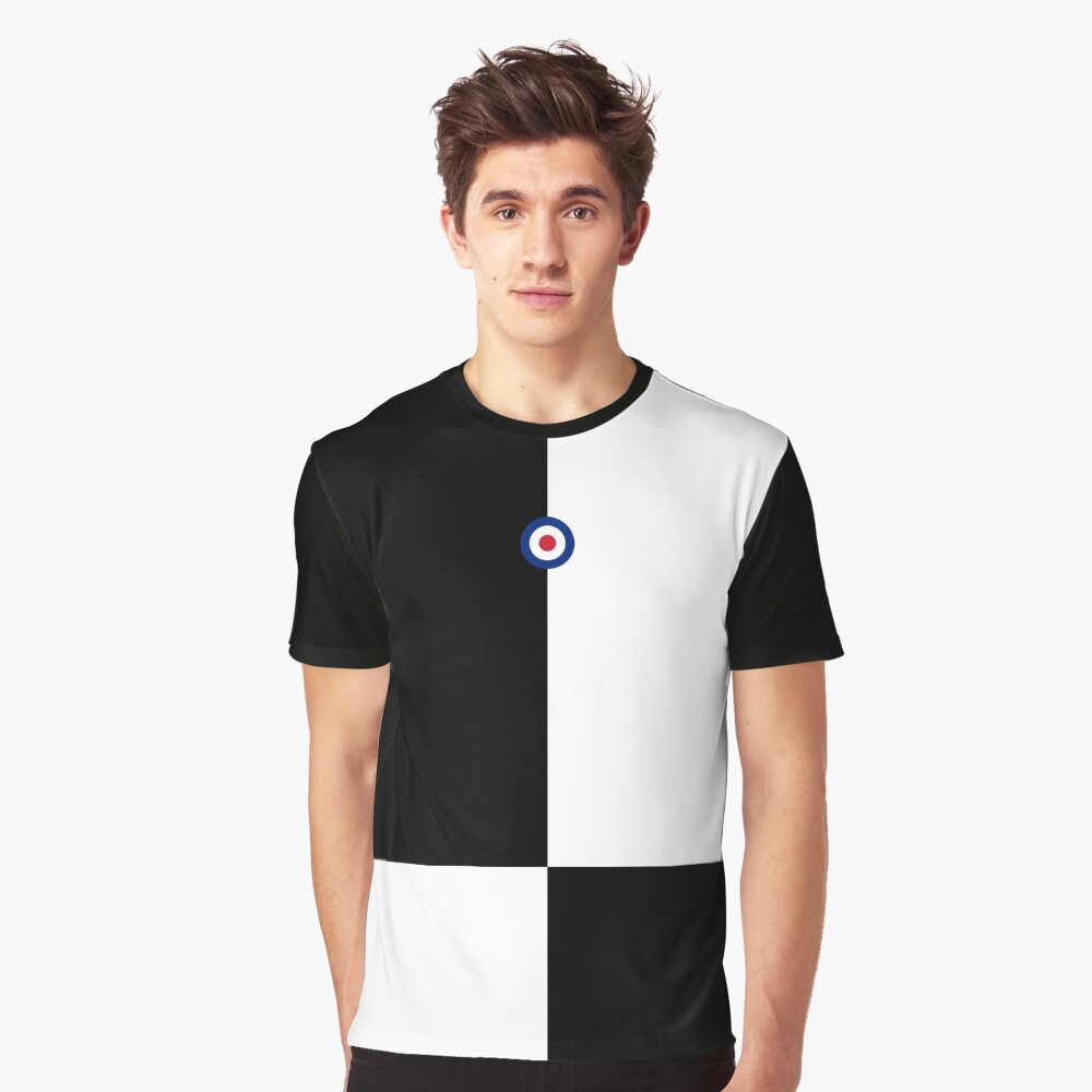 "Mod Four Square Black & White with Mod Logo" T-shirt for Sale by ...