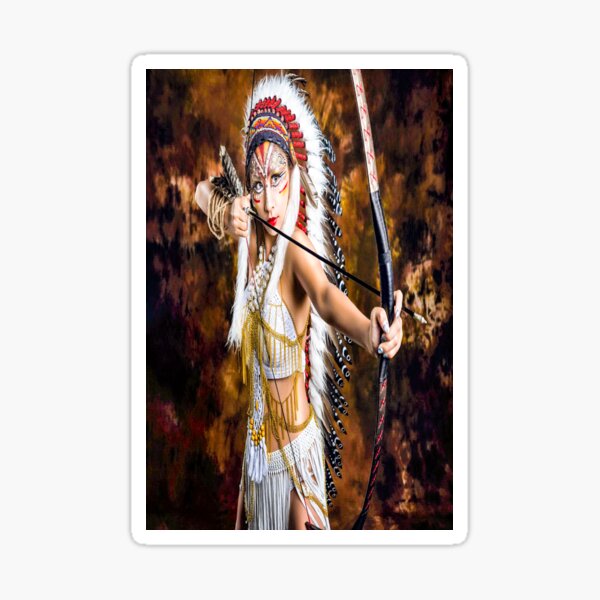 "fwc 4132 native american" Sticker for Sale by fwc-usa-company | Redbubble