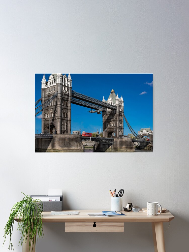 "Tower Bridge Hawker Hunter incident" Poster for Sale by Gary Eason ...