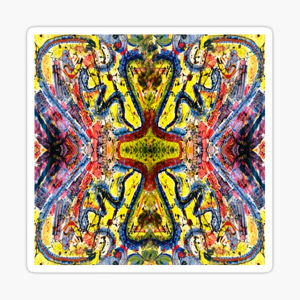 "chaos" Sticker by Larry3d | Redbubble