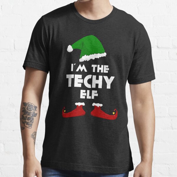 "I'm The Techy Elf - Family Funny Christmas Shirts" T-shirt for Sale by ...