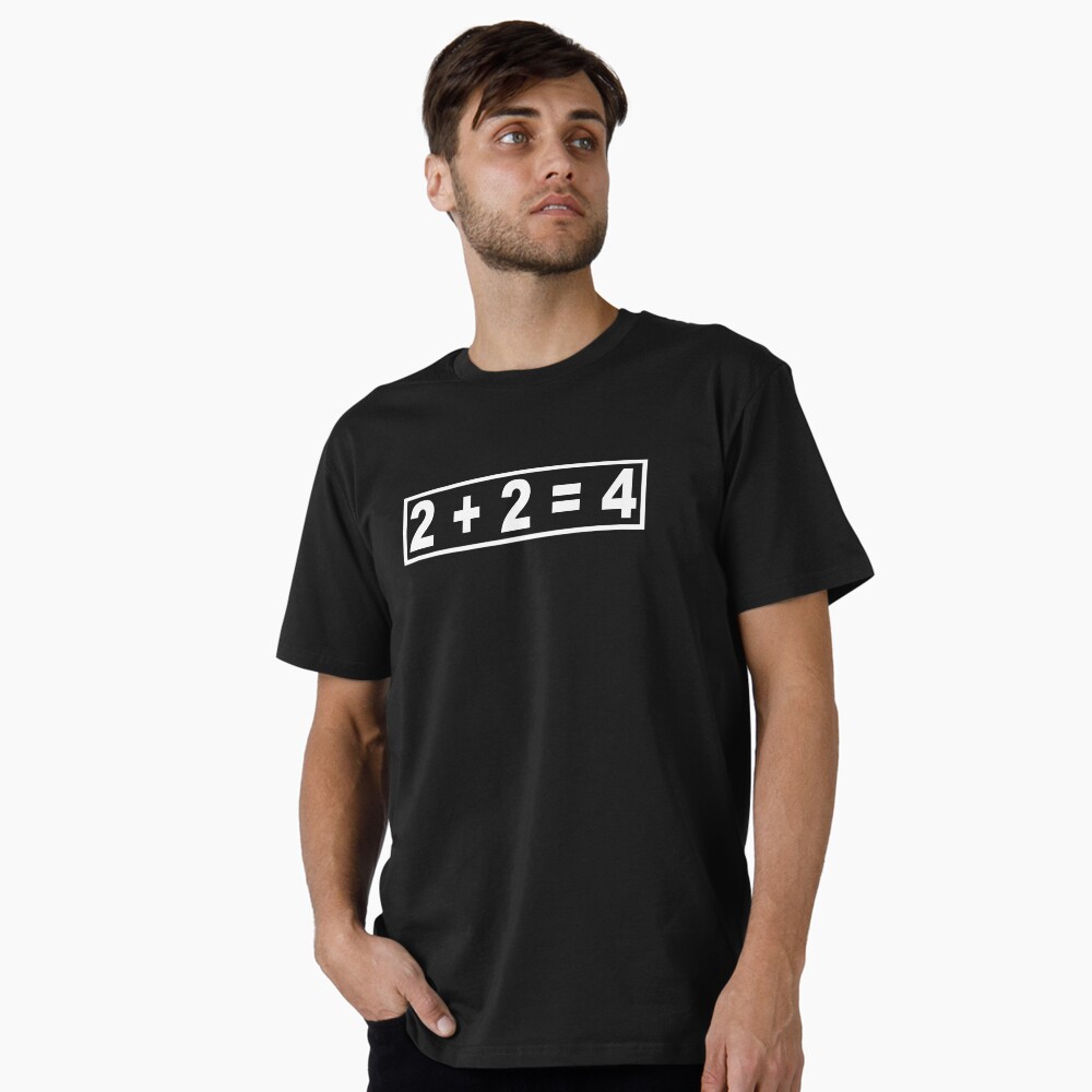 "2 + 2 = 4" Sticker for Sale by MARTYMAGUS1 | Redbubble