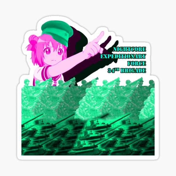 "NIGHTCORE EXPANSION" Sticker by GeneralGrievous | Redbubble