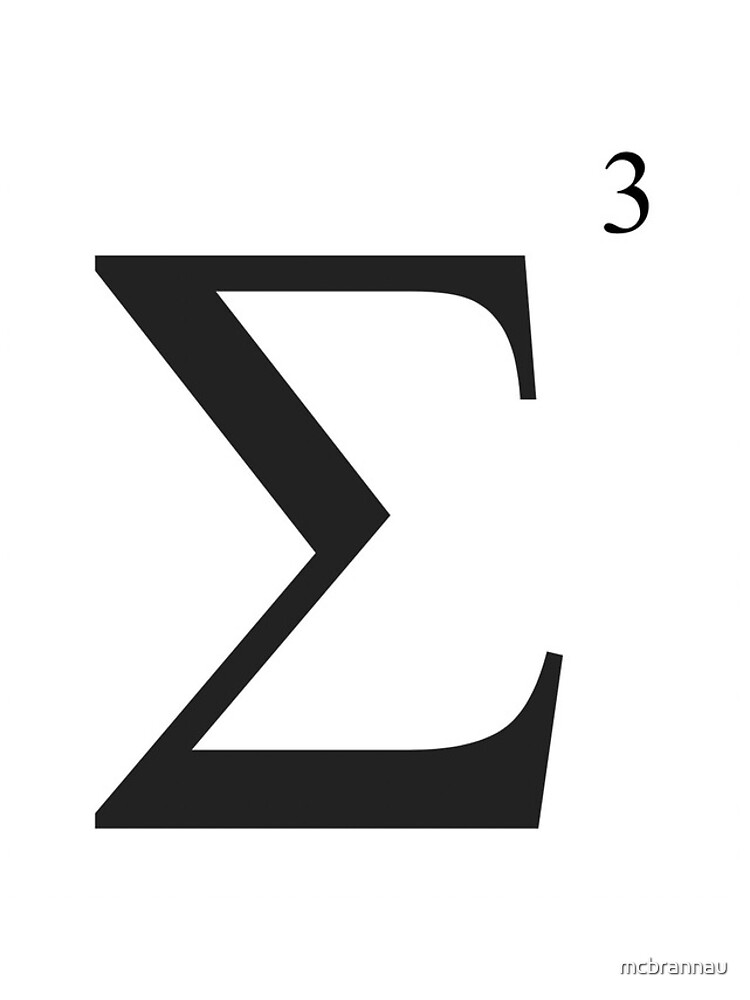 "sigma cubed" iPhone Case for Sale by mcbrannau | Redbubble