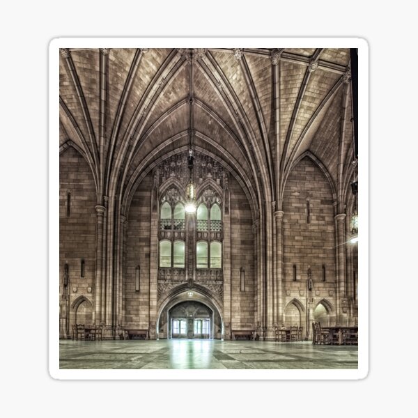 "The Cathedral of Learning 8" Sticker by espinner | Redbubble