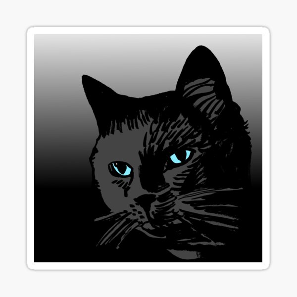 "gato" Sticker for Sale by HiddenStash | Redbubble