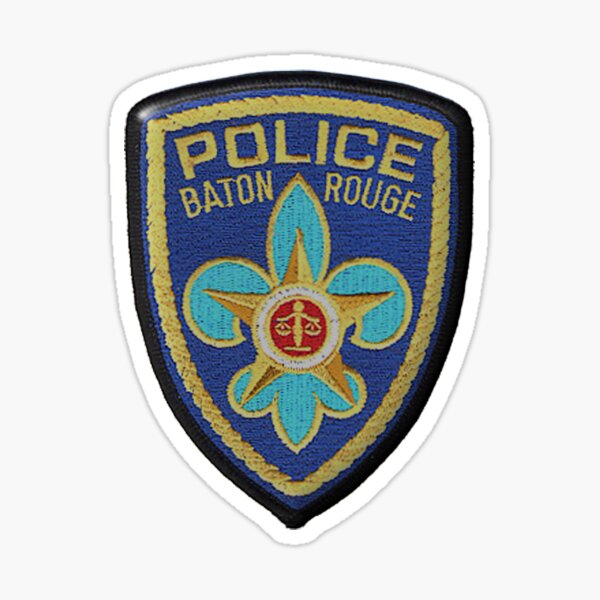 "Baton Rouge Police" Sticker by lawrencebaird | Redbubble