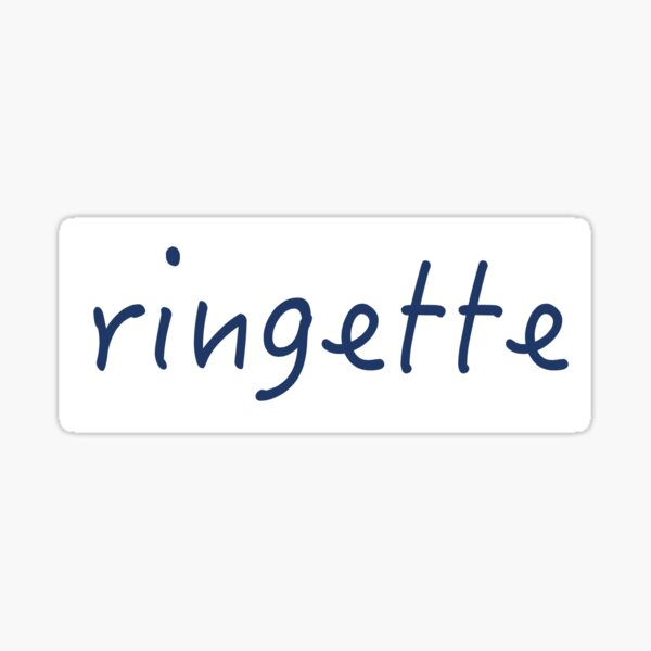 "Ringette" Sticker for Sale by EllieAnna | Redbubble