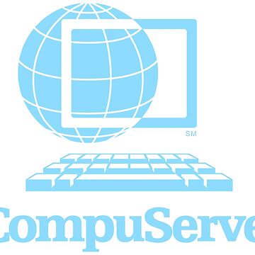 "Compuserve Logo - Lt. Blue" Essential T-Shirt for Sale by philarego ...
