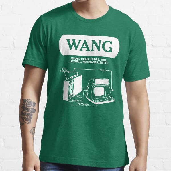 "Wang Computers Logo - White" T-shirt for Sale by philarego | Redbubble ...