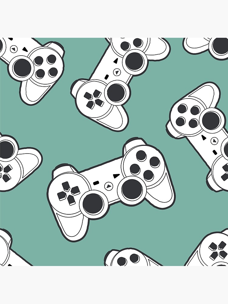 "Game controller pattern" Canvas Print for Sale by Kanae19 | Redbubble