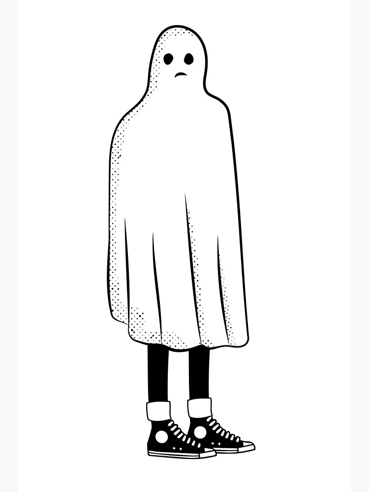 "SAD GHOST" Art Board Print for Sale by tbaer27 | Redbubble