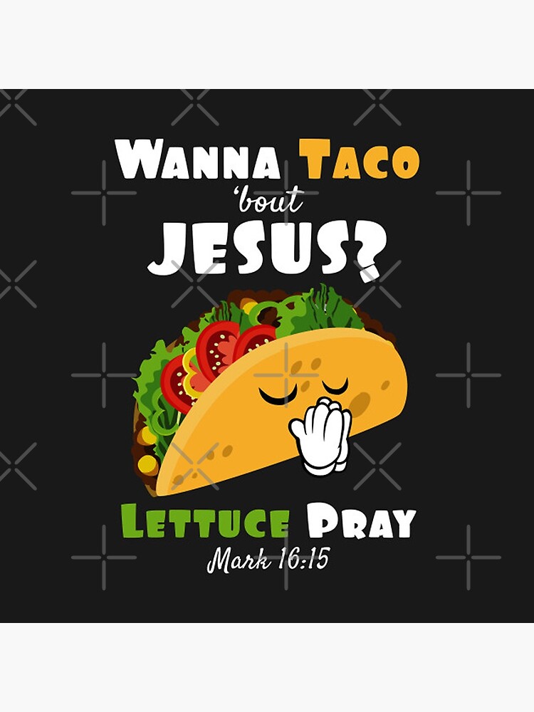 Póster «¿Quieres que Taco se pelee con Jesús? Lechuga Reza Arte ...