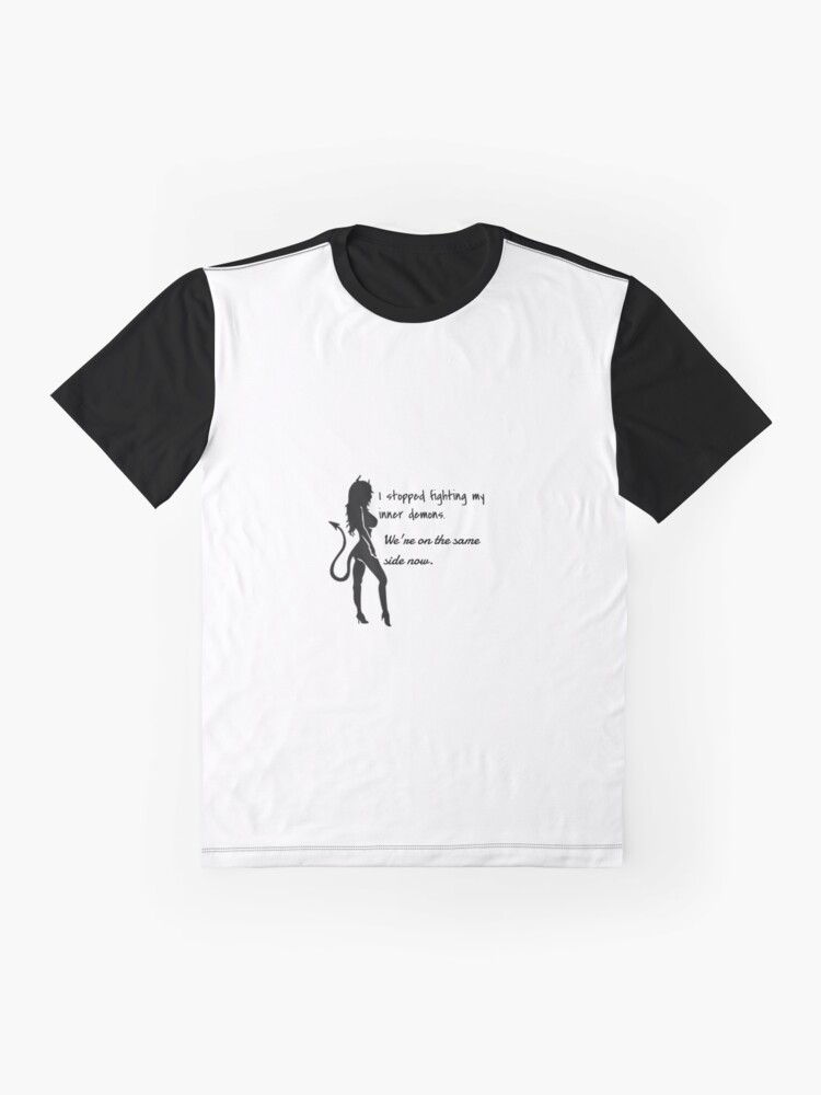 "Inner Demons Design" T-shirt for Sale by RvyQwert | Redbubble | demons ...