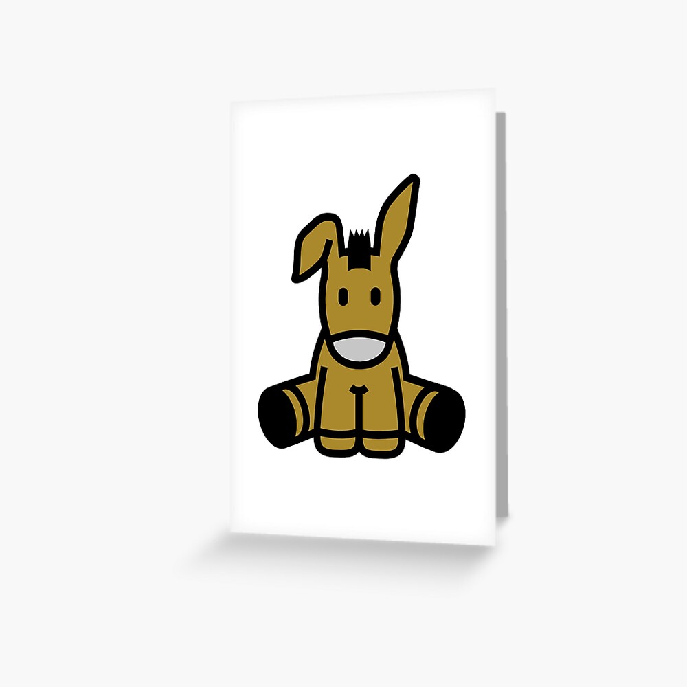 Tarjetas de felicitación «Lindo burro sentado Clipart» de AaronIsBack ...