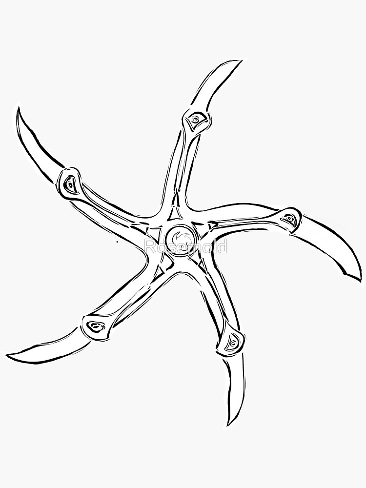 "Krull fan art sketch glaive" Sticker for Sale by Rosemold | Redbubble