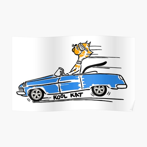 Kool Kat Posters | Redbubble