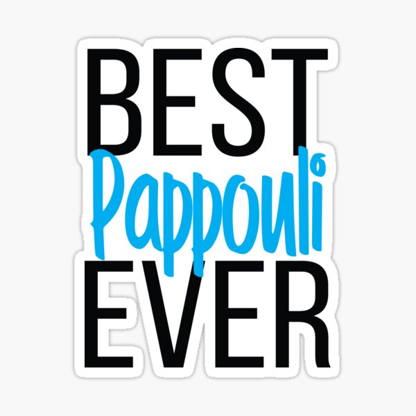 "Best Pappouli Ever Greek Grandpa Grandfather Pappous Pappoo Papu Papou ...