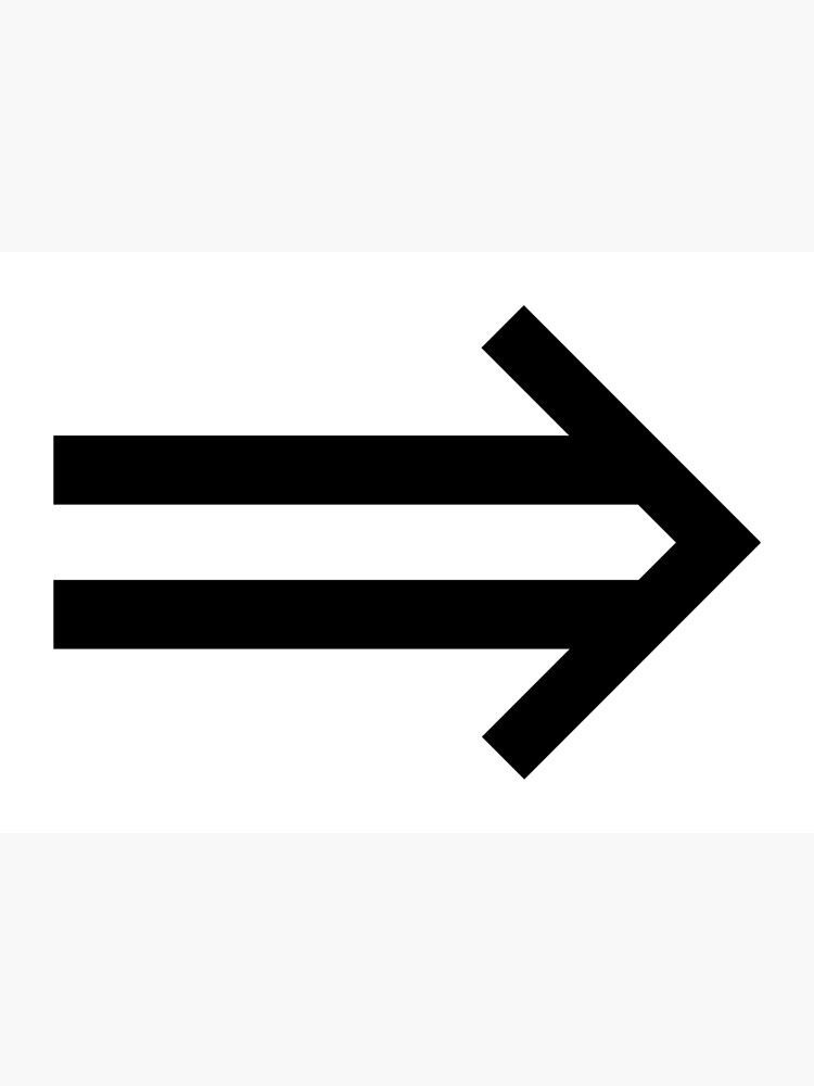 "Implies (Math Symbol)" Photographic Print by AaronIsBack | Redbubble