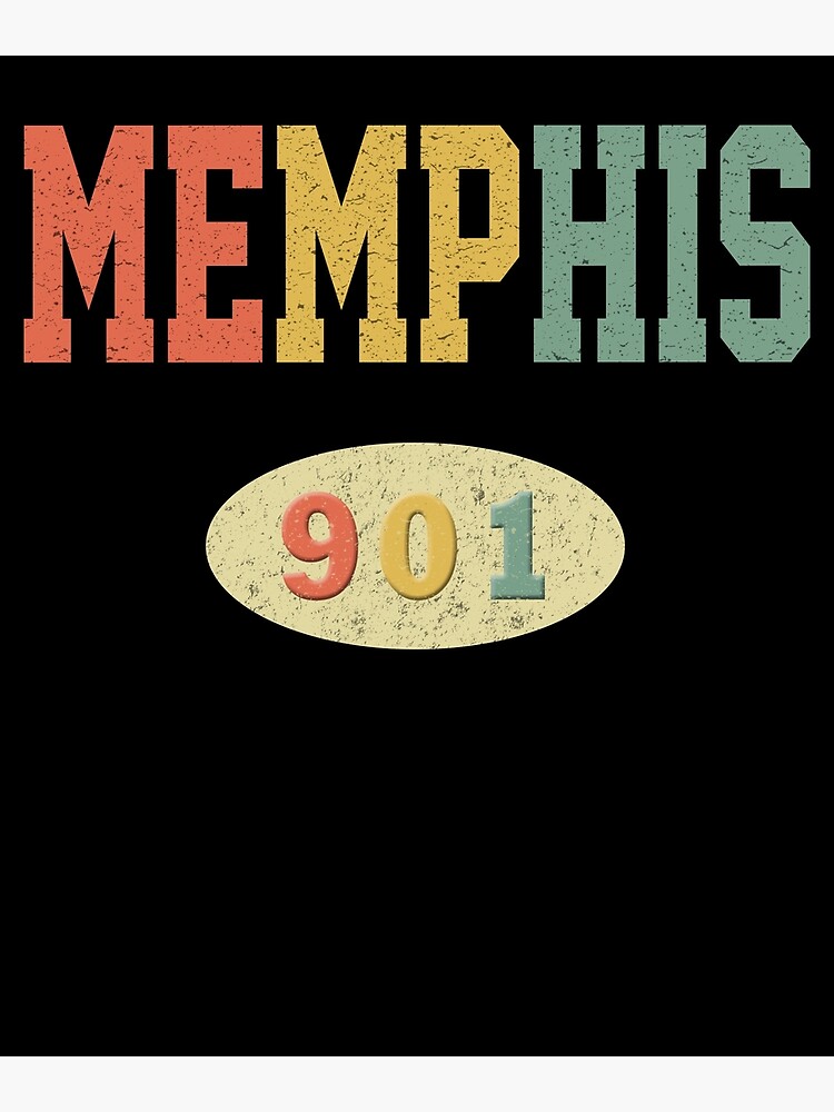 "Memphis 901 Area Code" Poster by sillerioustees | Redbubble