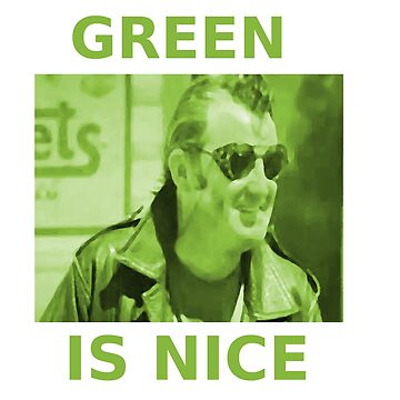 "Running on empty "green is nice"" Sticker for Sale by thediff1985 ...