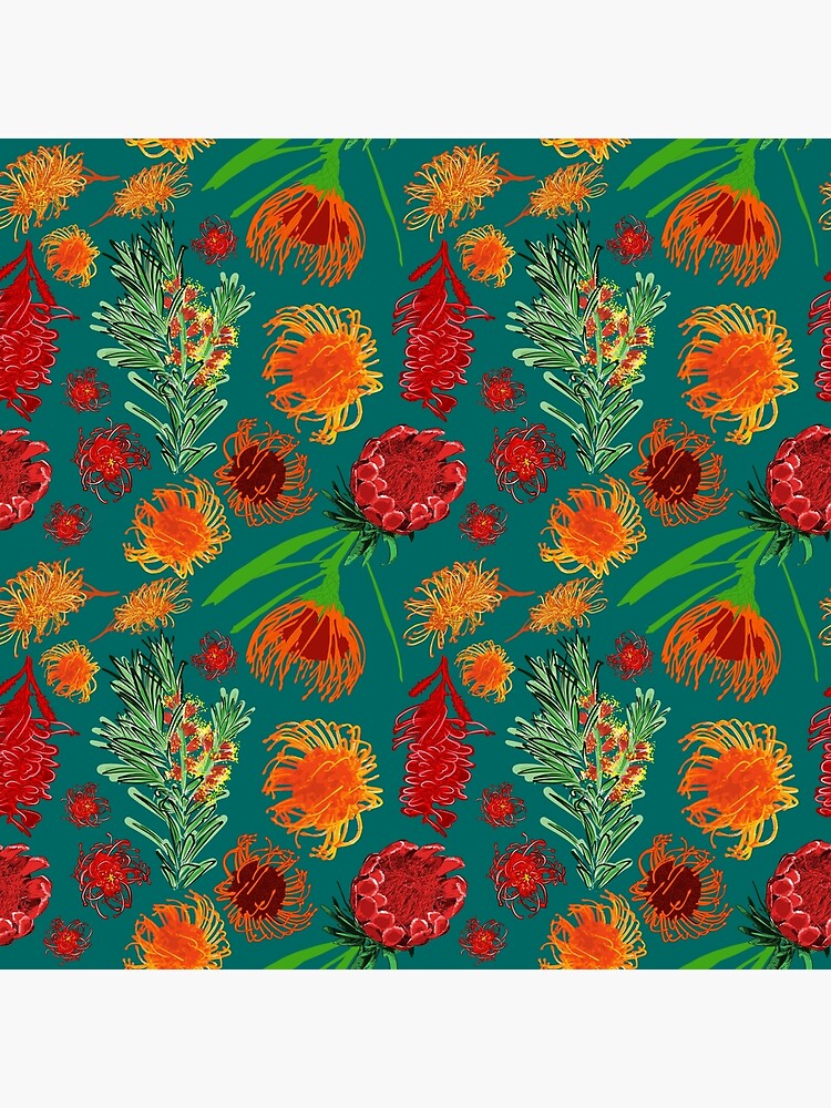 "Australian Native Floral Pattern" Poster for Sale by annaleebeer ...