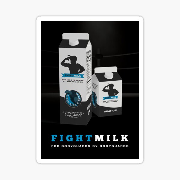 Fight Milk Stickers | Redbubble