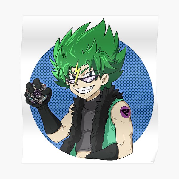 "Silas Karlisle/Sisco Karlisle from Beyblade Burst Evolution" Poster by ...