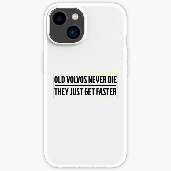 "Old Volvos Never Die They Just Get Faster Turbo Brick " iPhone Case ...