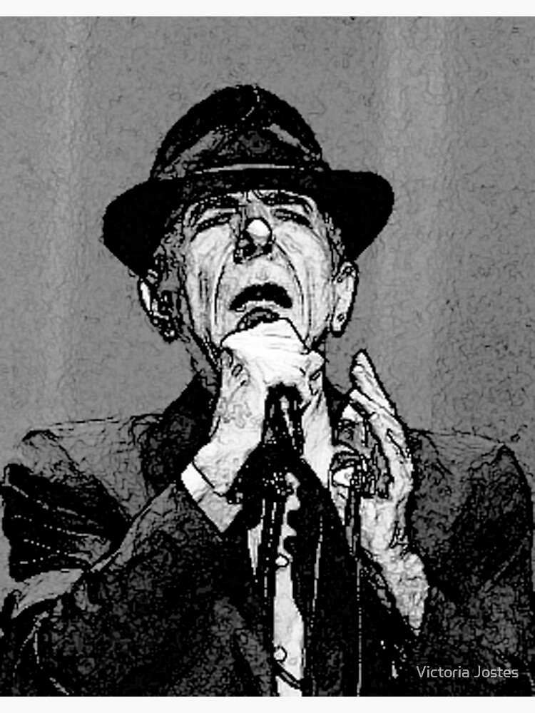 "Leonard Cohen" Poster by jost9221 | Redbubble