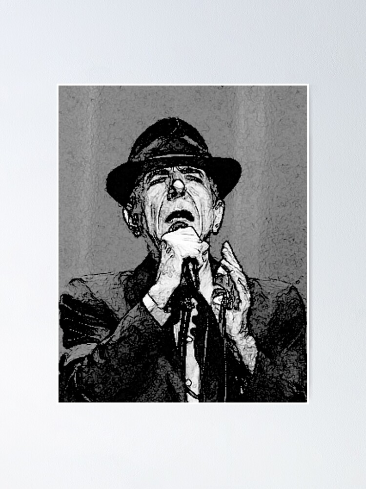 "Leonard Cohen" Poster by jost9221 | Redbubble