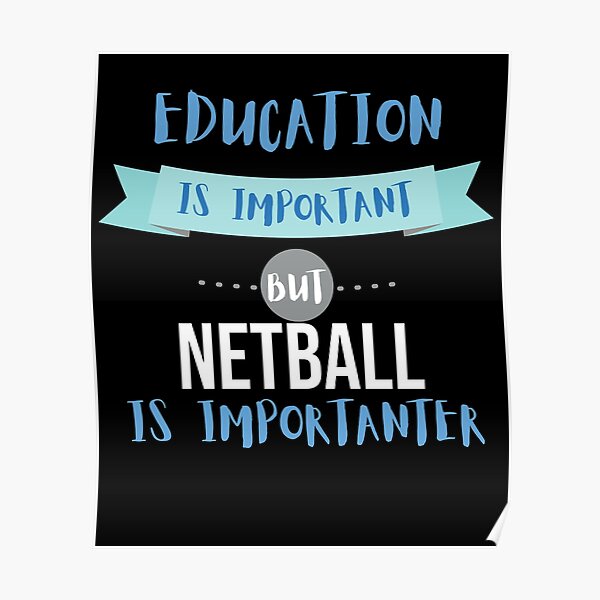 Netball Posters | Redbubble