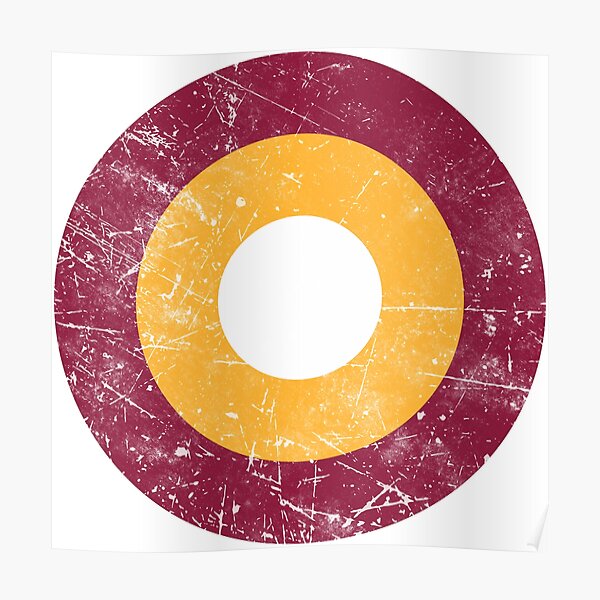 "Qatar Flag Roundel Air Force" Poster by quark | Redbubble