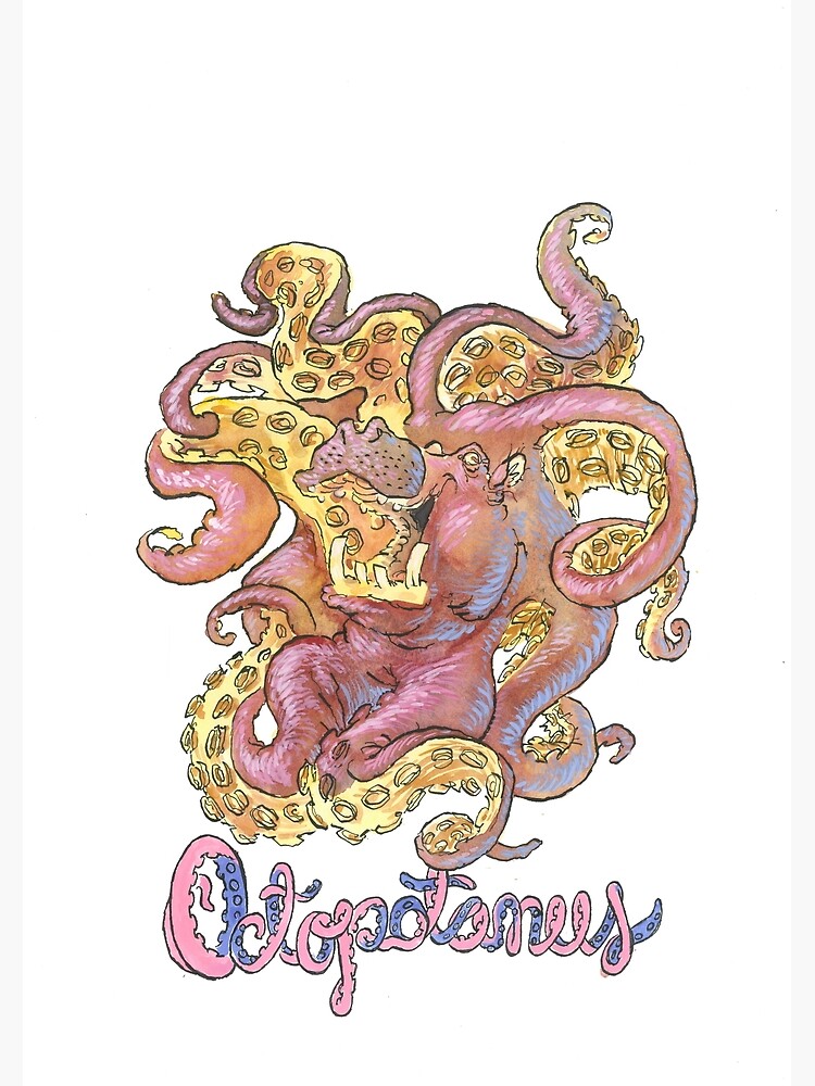 "Chimera Obscura: Octopotamus" Poster for Sale by strangegoldfish ...