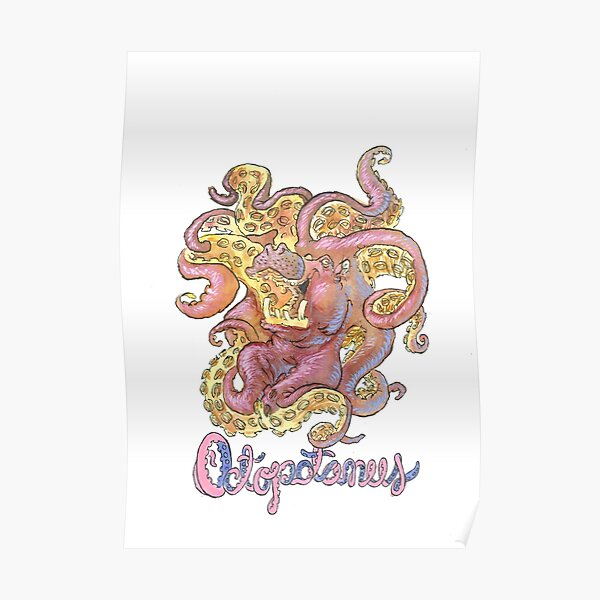 "Chimera Obscura: Octopotamus" Poster for Sale by strangegoldfish ...