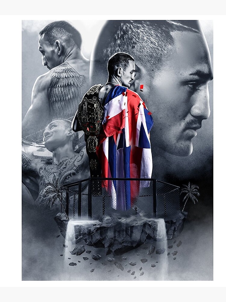 "Max Holloway UFC Champion Greatest Hawaiian Fighter Ever" Photographic ...