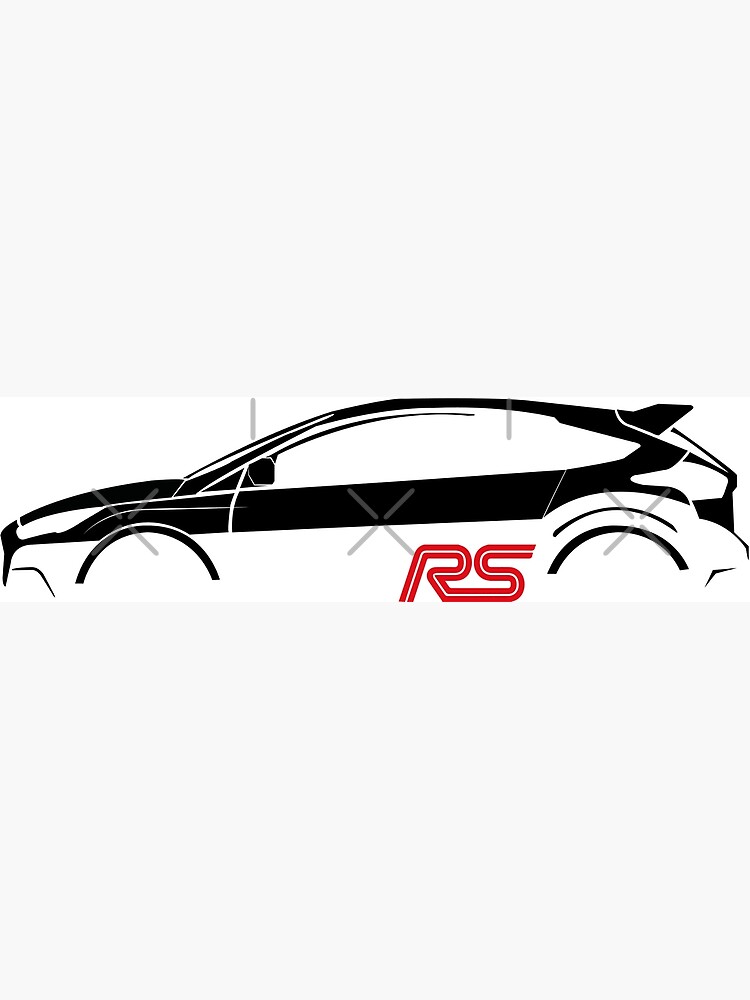 "Ford FOCUS RS" Poster for Sale by Alice555 | Redbubble