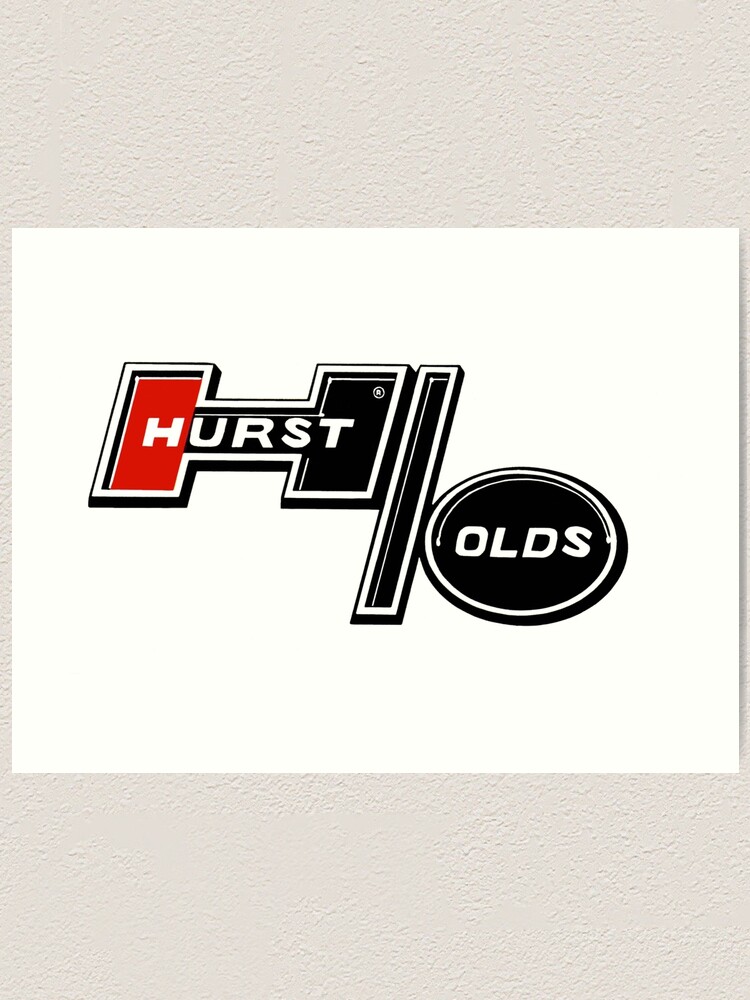 "Hurst Old Logo" Art Print for Sale by Retrostickersnz | Redbubble