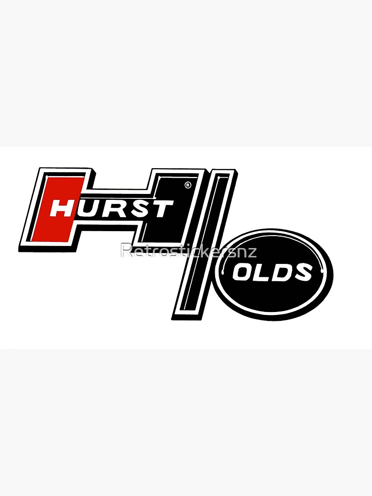 "Hurst Old Logo" Art Print for Sale by Retrostickersnz | Redbubble