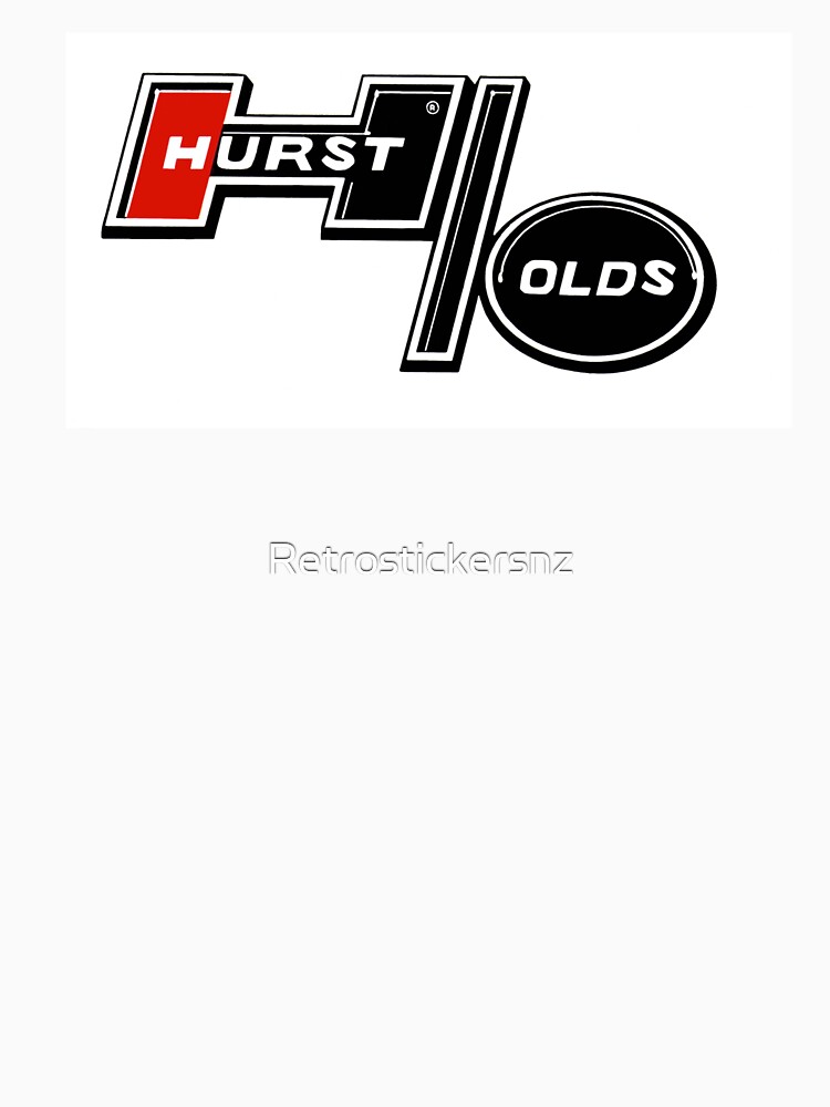"Hurst Old Logo" Essential T-Shirt for Sale by Retrostickersnz | Redbubble