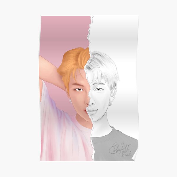 "BTS - RM - Love Yourself" Poster for Sale by SeleseHuth | Redbubble