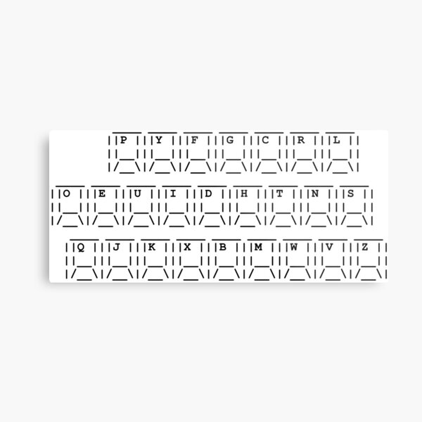 Ascii Metal Prints | Redbubble