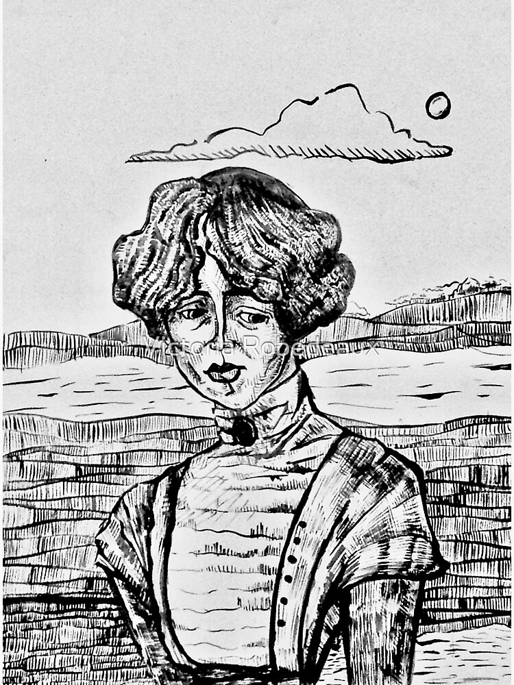 "Melancholia of Lily Bart" Sticker for Sale by Torifoster | Redbubble