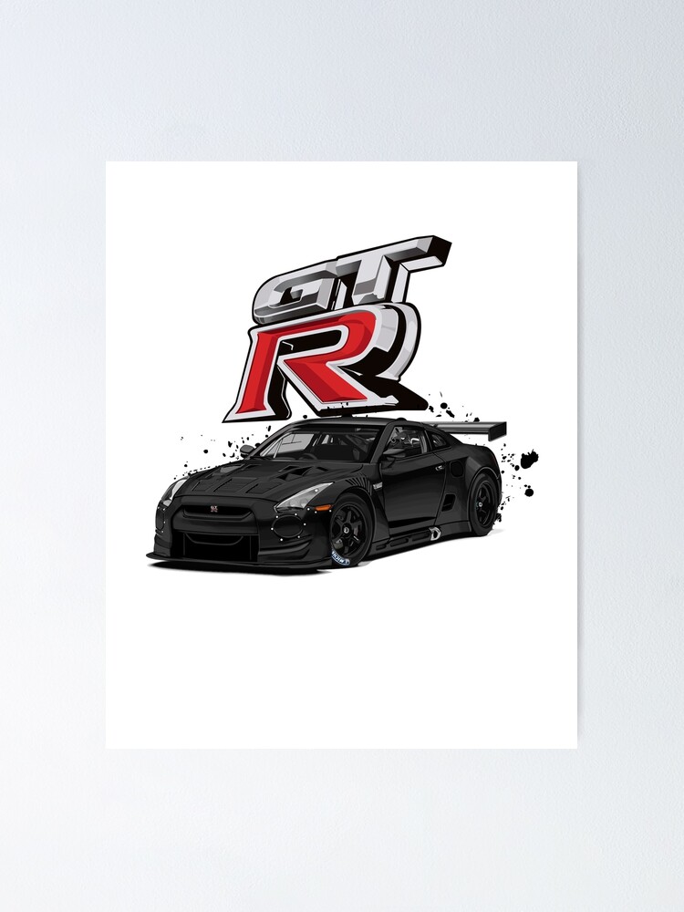 "GTR R35" Poster by aimeyusoff | Redbubble