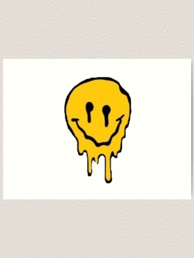"Melting face" Art Print for Sale by MK-Creations | Redbubble